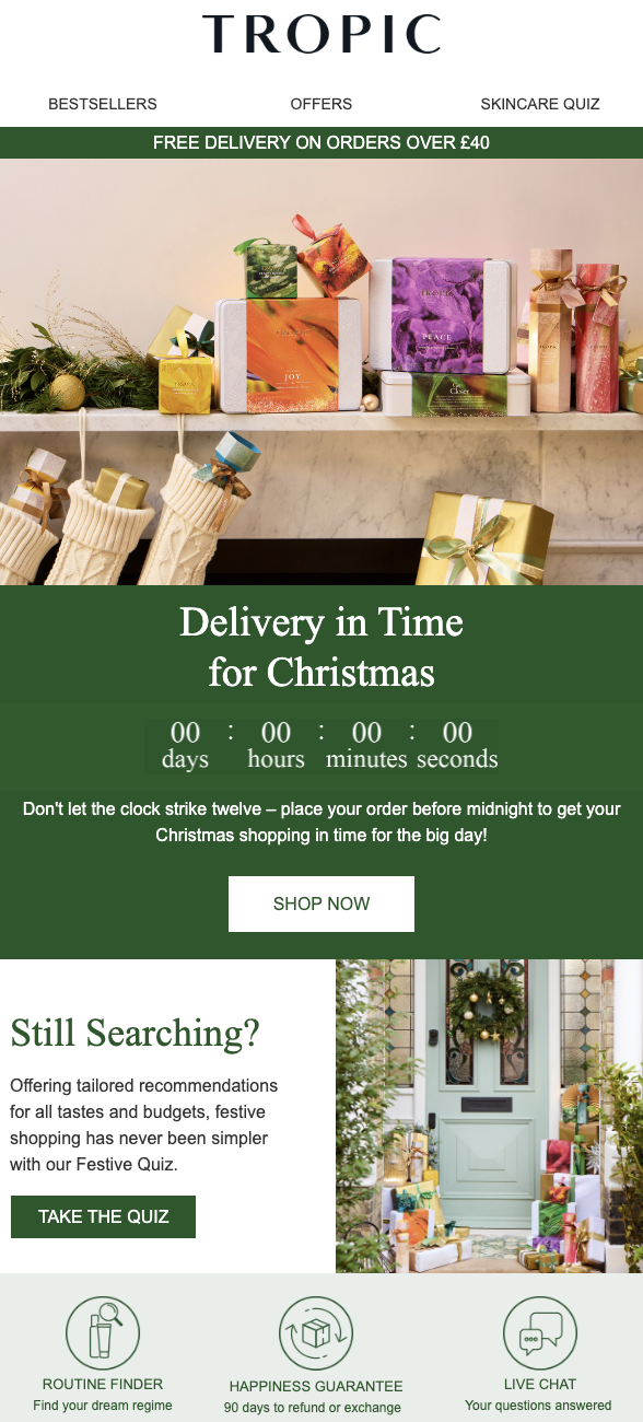 15 Christmas Email Marketing Ideas with Examples for 2024