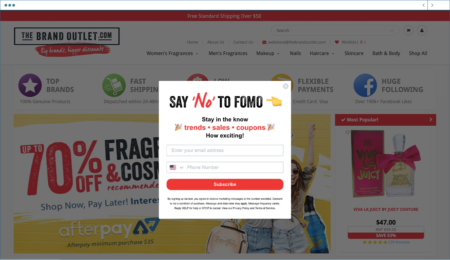 The Brand Outlet Wins BFCM With SMS Marketing - Klaviyo