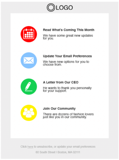 Email design principles & template tips that convert [2023]