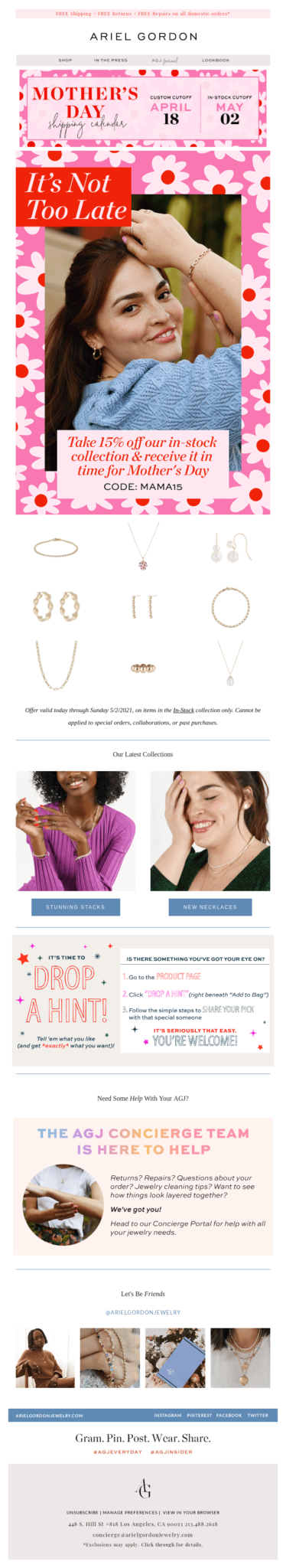19 Unique Mother’s Day Email Template Examples | Klaviyo Blog