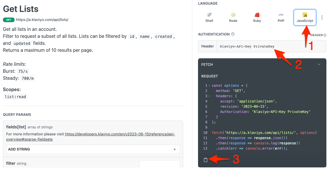 Solution Recipe: Use Klaviyo’s Public API in a Chrome Extension