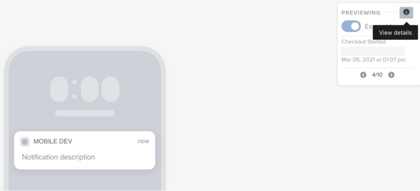 Dynamic images for push notifications | Klaviyo Product Features
