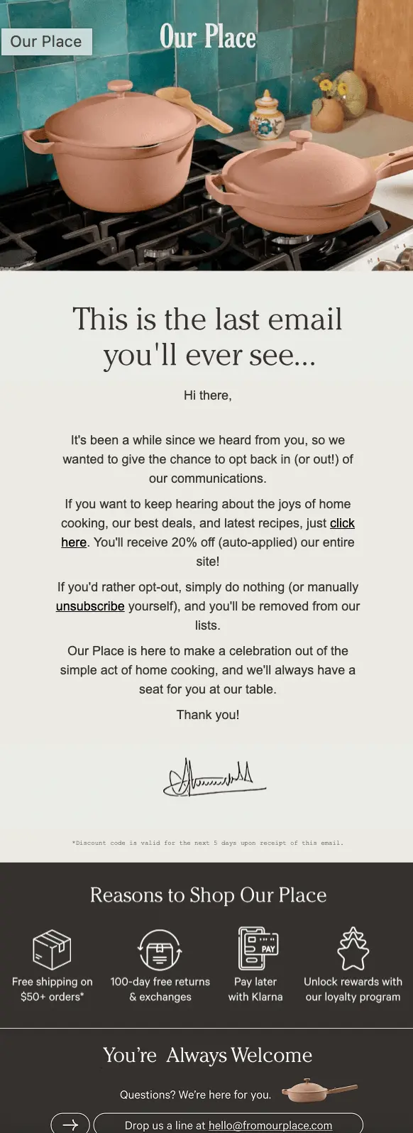 5 Win-back email examples + best practices to implement