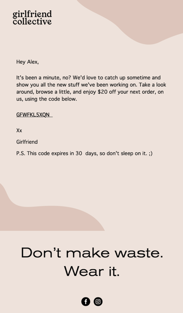 5 Win-Back Email Examples & Strategies for Success - Klaviyo